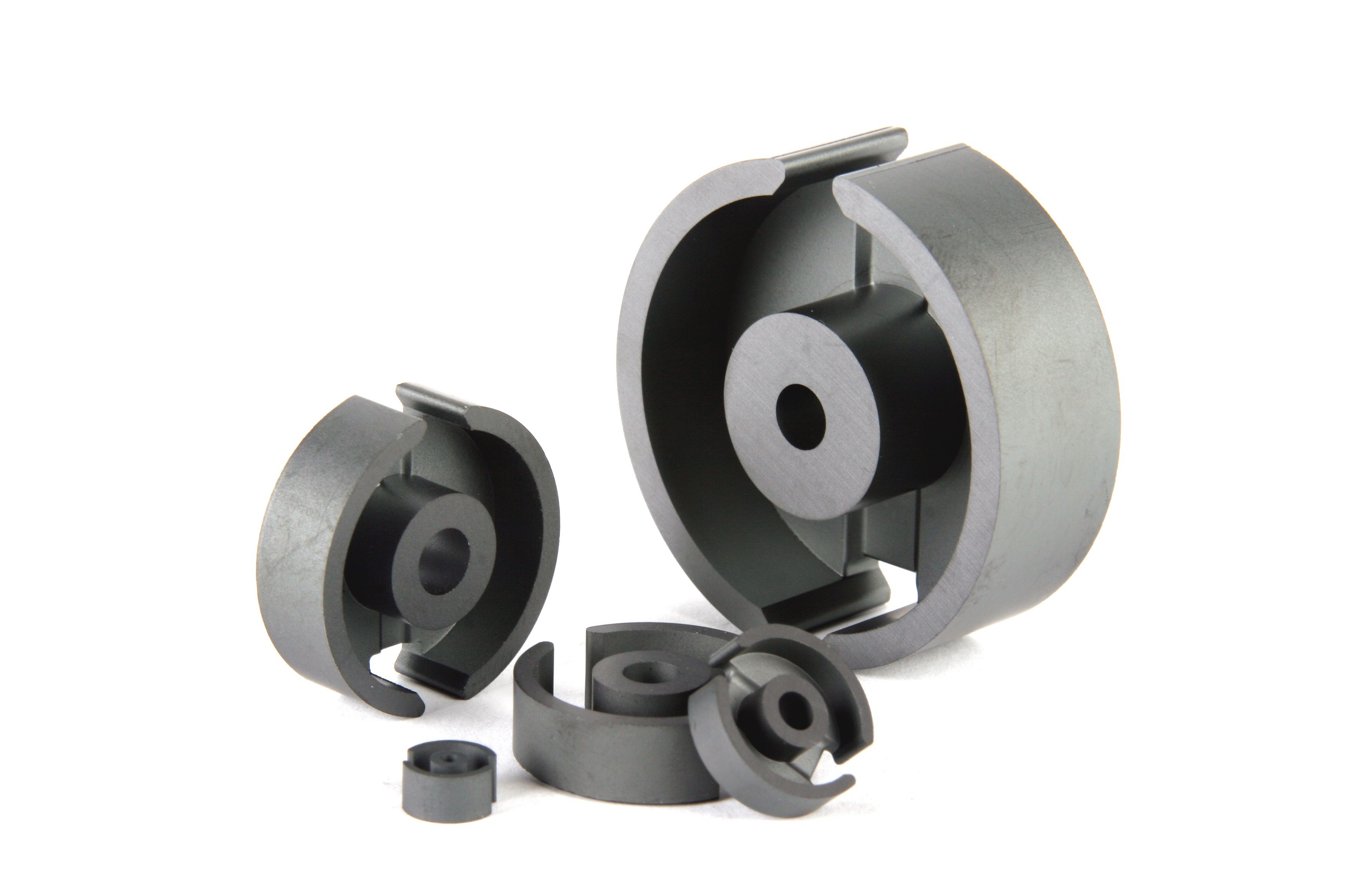 Pot Type Soft Ferrite Core Multiple Sizes Available Iron Magnetic Core
