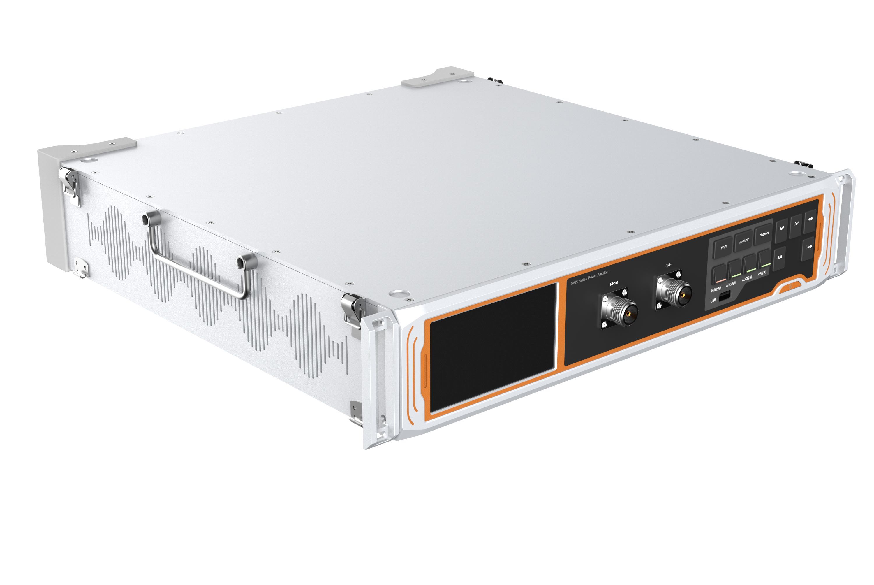 120W GaN Microwave Power Amplifier (0.5–40 GHz)