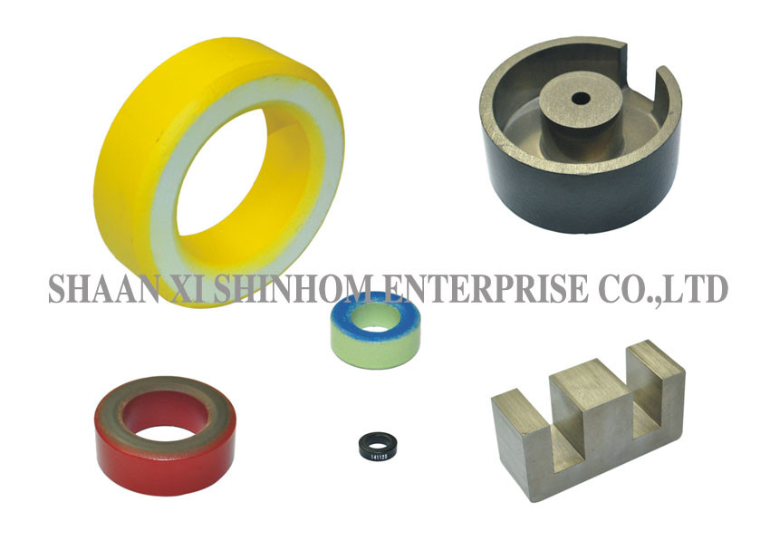 Various Size Cylindrical Ferrite Core , Ferrite Toroid Core Small Volume
