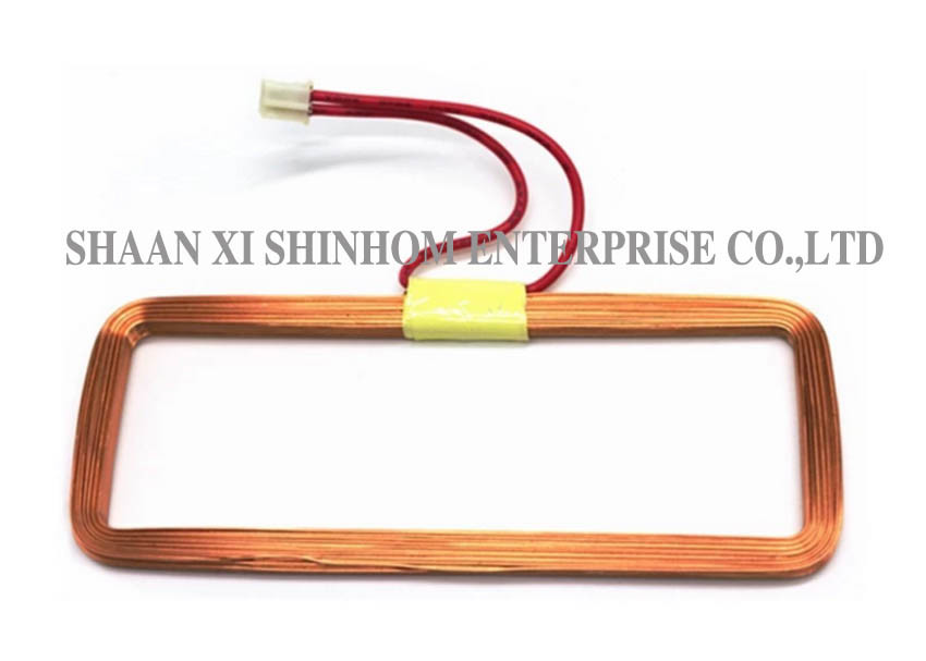 125KHZ RFID Antenna Air Core Coil , Coreless / Bobbinless Coil Copper ...