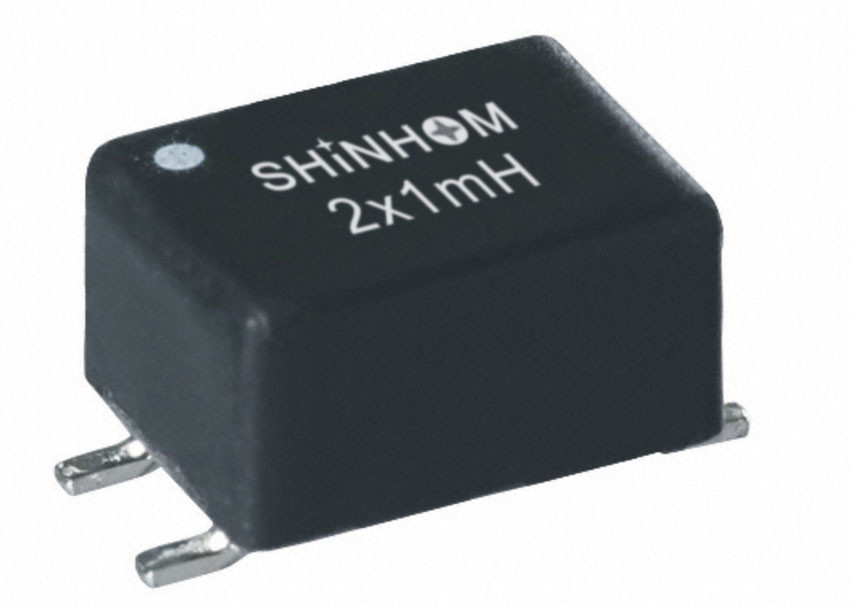 SMD Line Filter Horizontal Common Mode Inductor / Common Mode Choke ...