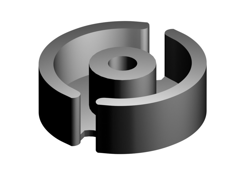 Various Size Cylindrical Ferrite Core Ferrite Toroid Core Small Volume