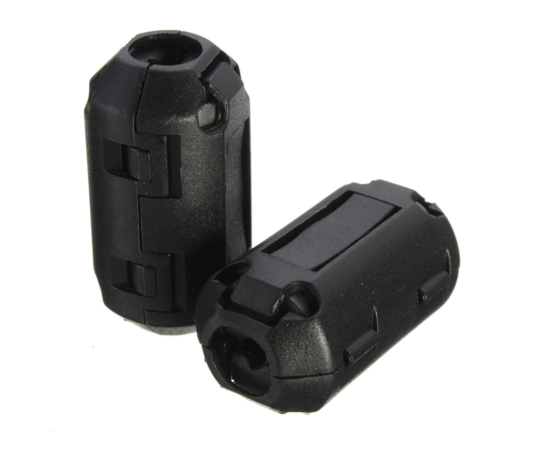 Round Cable Snap On Ferrite Core High Impedance For EMI / EMC Suppressors