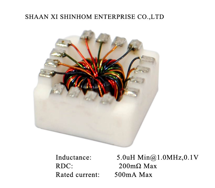 8 Windings SMD Data Line EMI Filter Common Mode Choke
