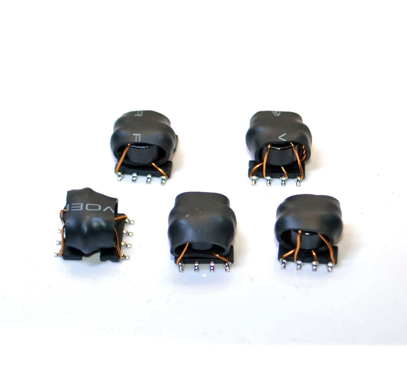 SMD Enameled Wire Toroidal Core Inductor 1.0kHz Fire Resistance
