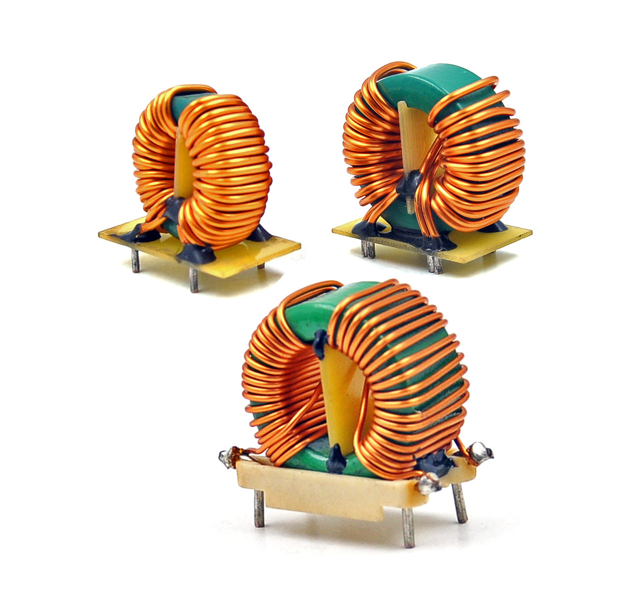 Insulated Toroidal Choke Coil Inductor 10kHz EMI Filter Type