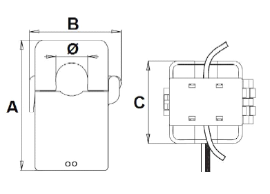 Low Voltage CT Split Core Current Transformer For Energy Monitoring