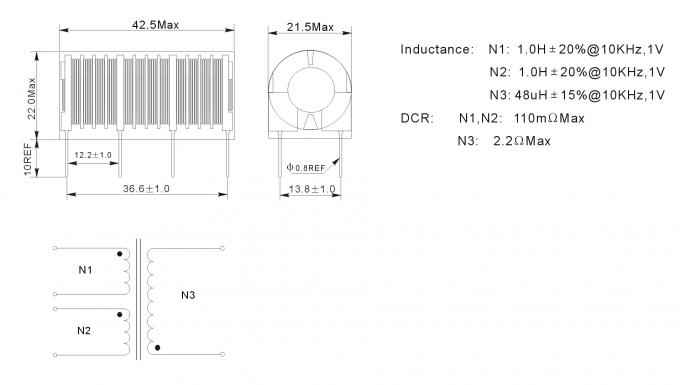 High Frequency High Voltage Ignition Transformer , Pulse Ignition Coil ...