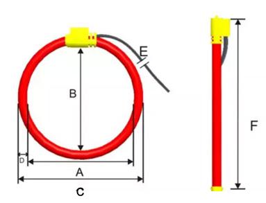333mV Rogowski Current Transformer For Protected Circuit / Current ...
