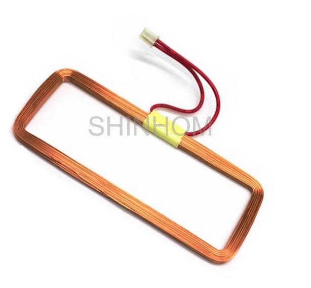 125KHZ RFID Antenna Air Core Coil , Coreless / Bobbinless Coil Copper ...