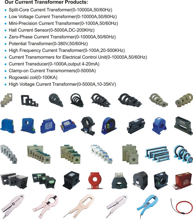 Light Weight Split Core Type Current Transformer 5 5000a Input Snap