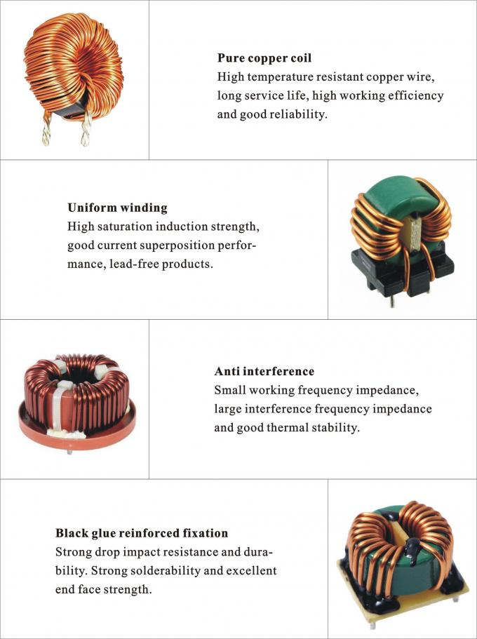 SMD Common Mode Ferrite Core Choke Plastics Toroidal Coils