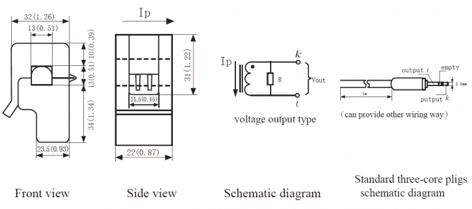 100A 50mA Mechanical Split Core Current Transformer